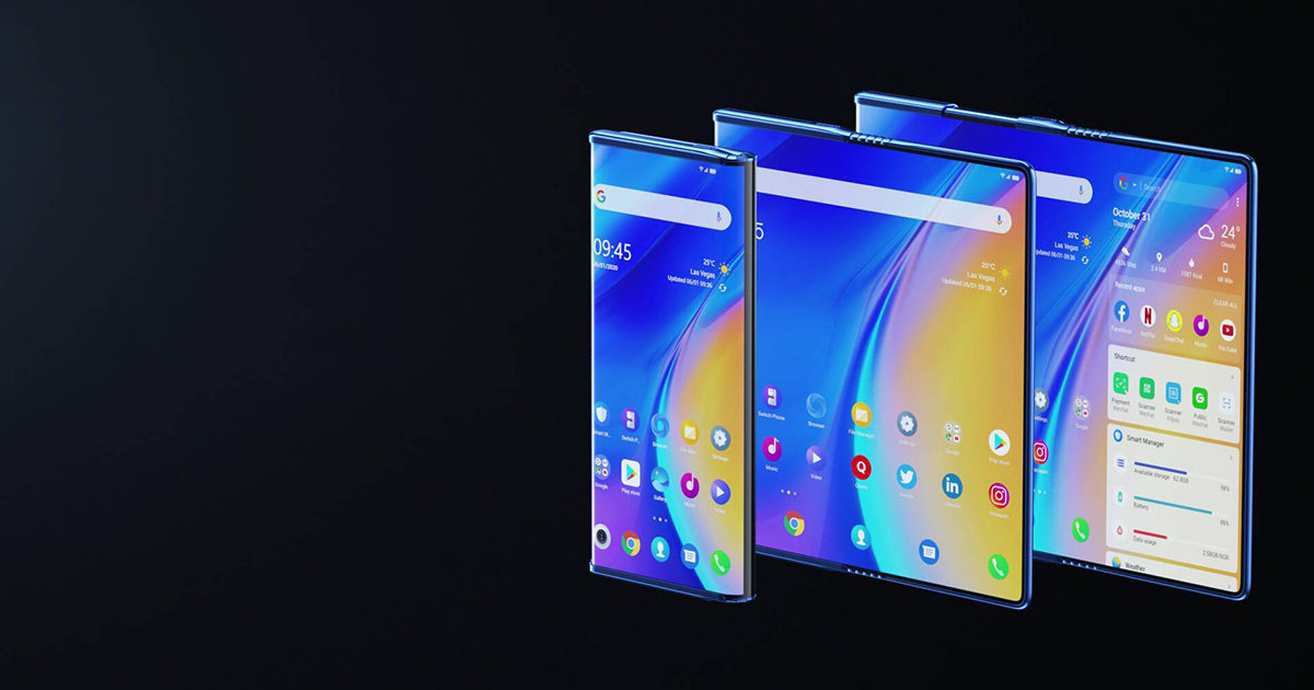TCL Fold N’Roll, da smartphone a tablet grazie a uno schermo pieghevole ...