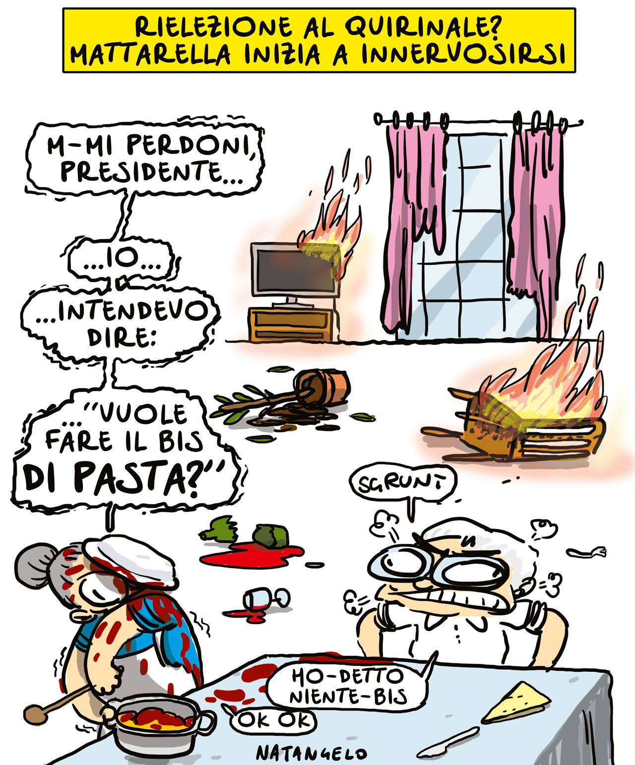 La vignetta di Natangelo - Il Fatto Quotidiano