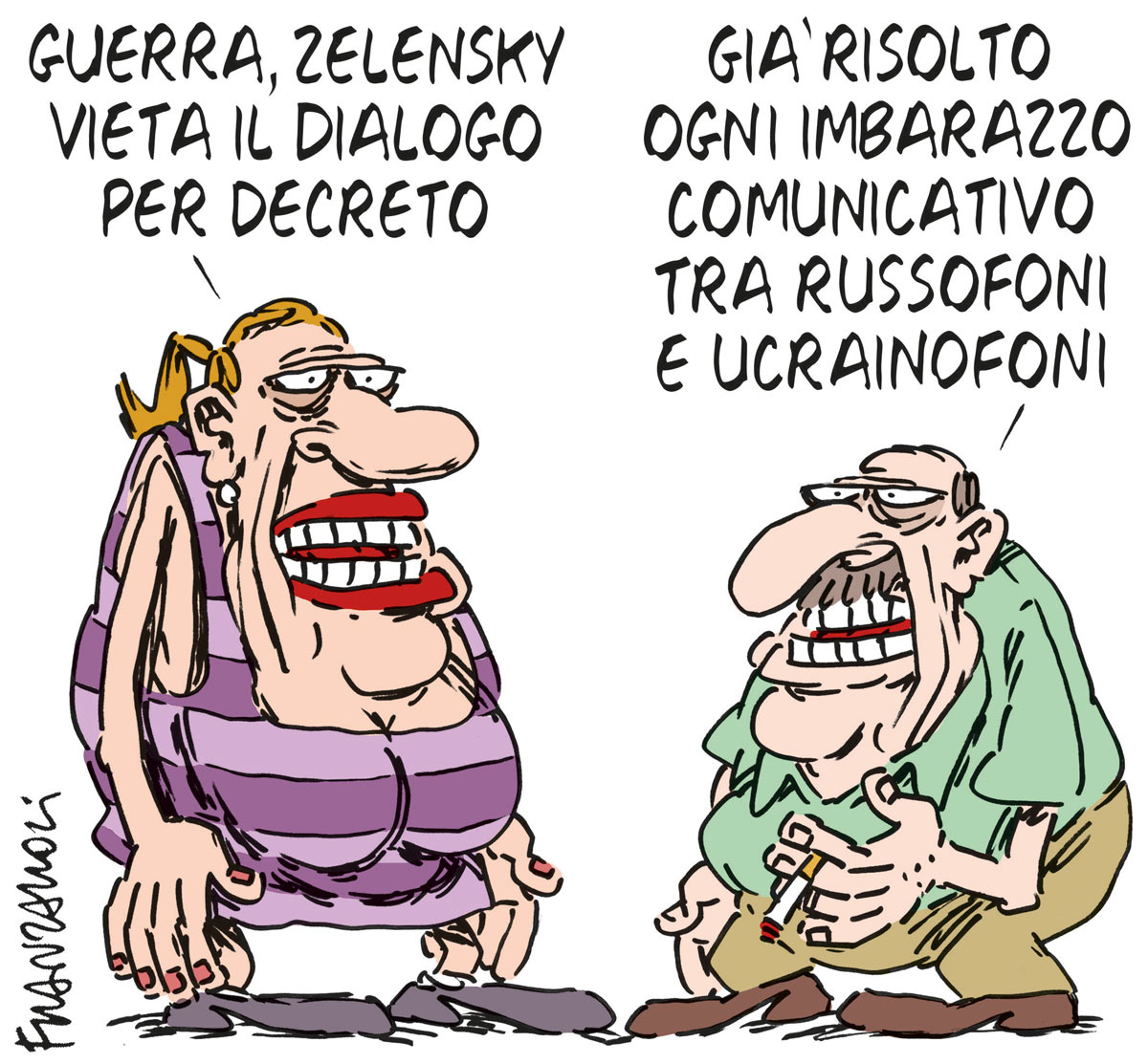 La vignetta di Franzaroli - Il Fatto Quotidiano