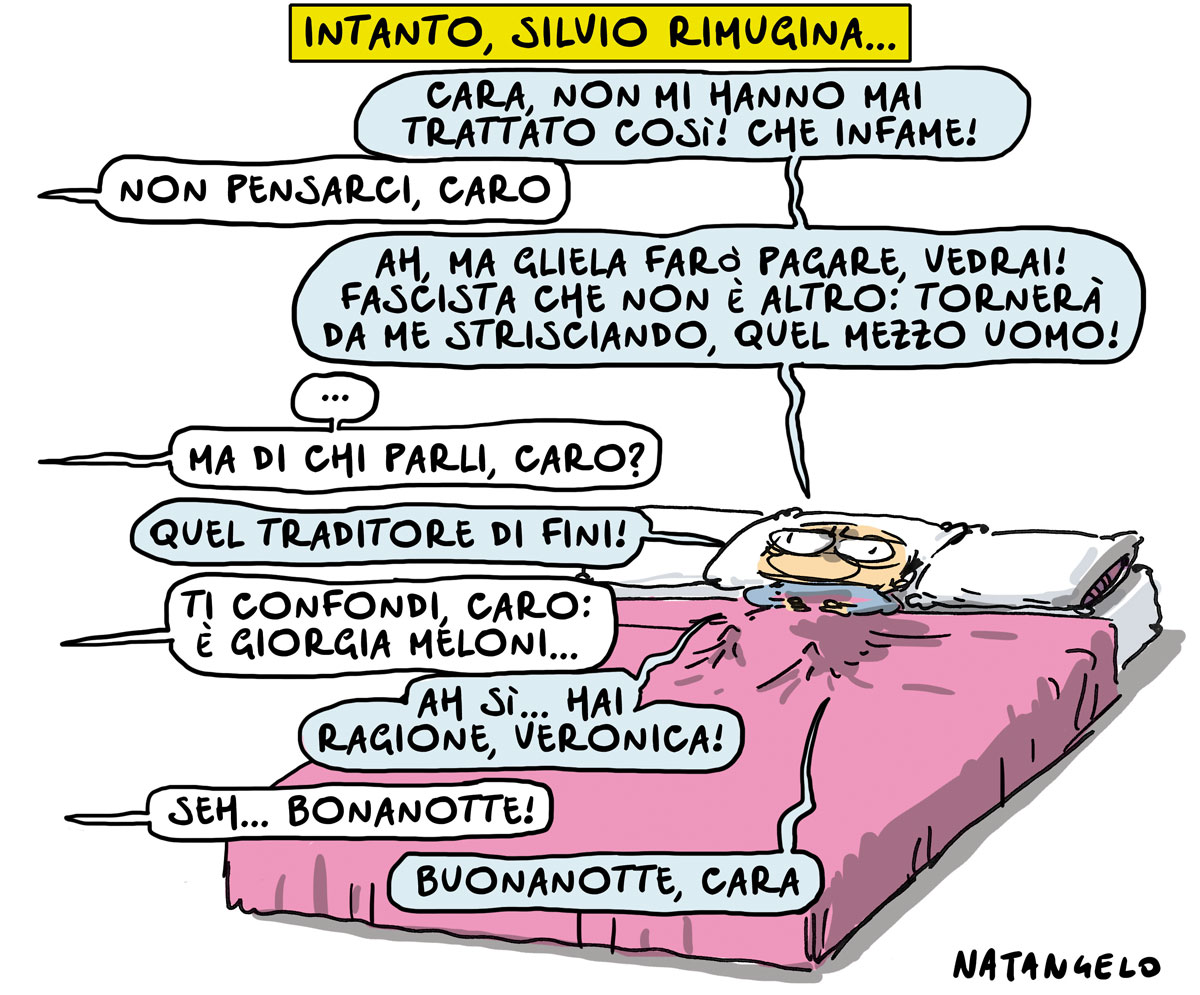La vignetta di Natangelo - Il Fatto Quotidiano