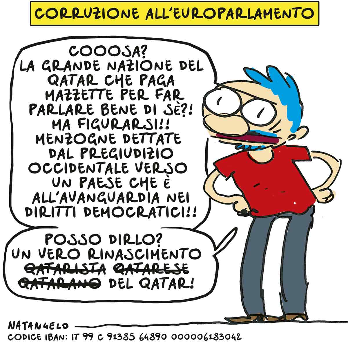 La vignetta di Natangelo - Il Fatto Quotidiano