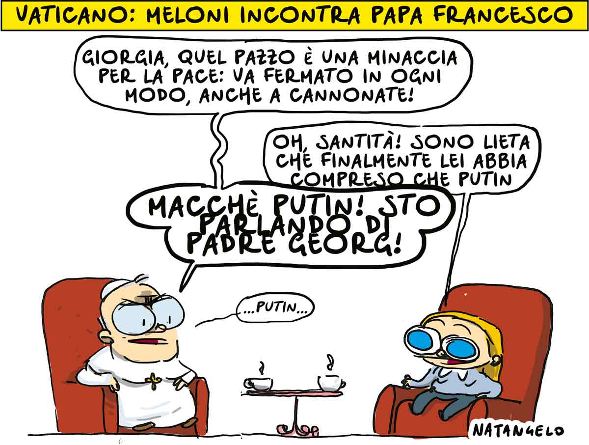 La vignetta di Natangelo - Il Fatto Quotidiano