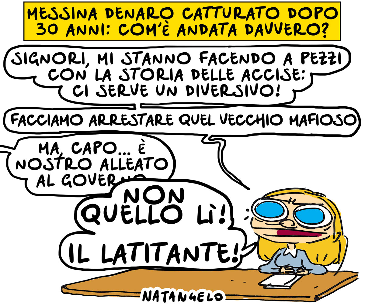La vignetta di Natangelo - Il Fatto Quotidiano