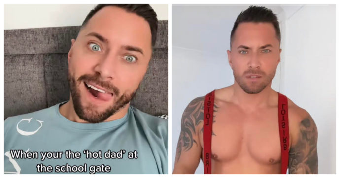 Karl James, il tiktoker è convinto: "Sono il papà più sexy della scuola ...