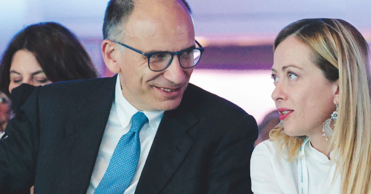 Letta carezza Giorgia: il sospetto della Nato - Il Fatto Quotidiano