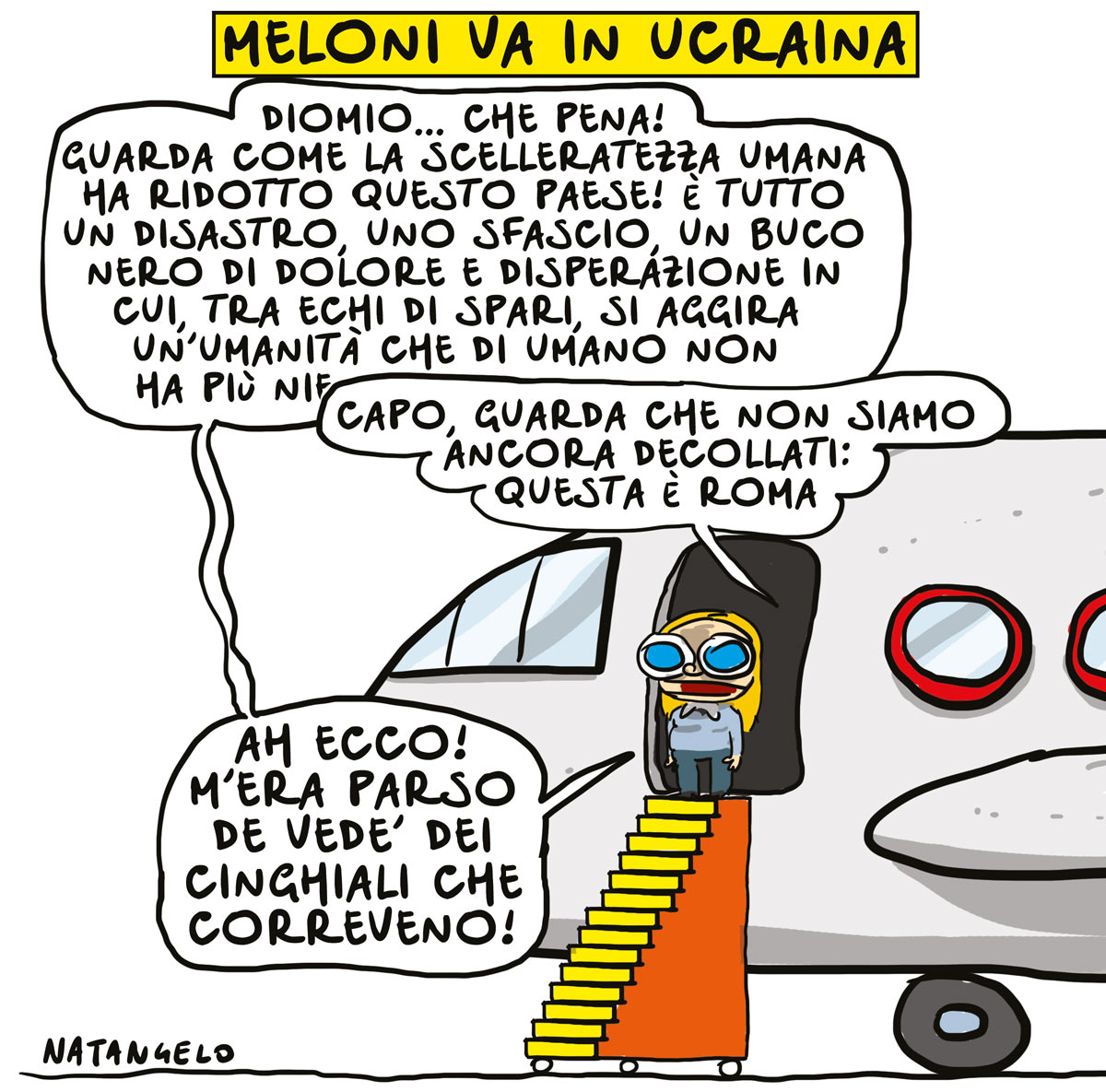 La vignetta di Natangelo - Il Fatto Quotidiano