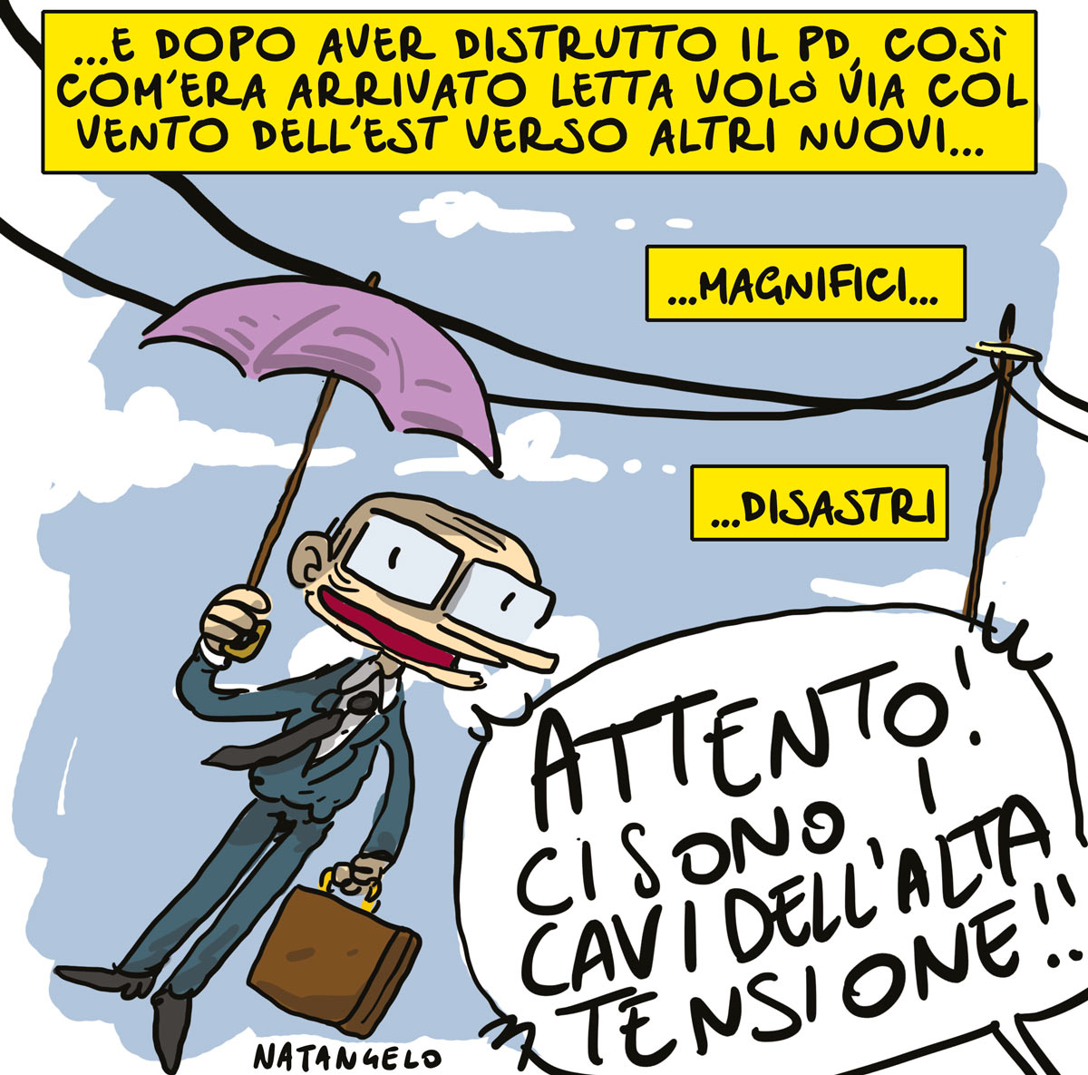 La vignetta di Natangelo - Il Fatto Quotidiano