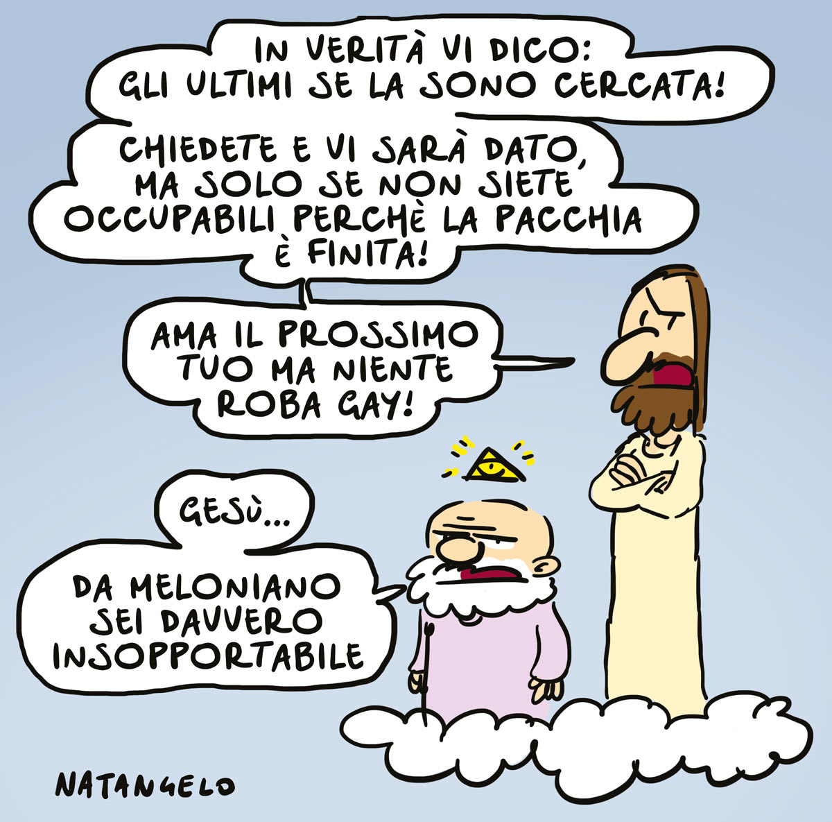 La vignetta di Natangelo - Il Fatto Quotidiano