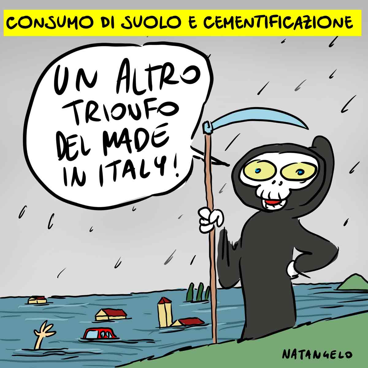 La vignetta di Natangelo - Il Fatto Quotidiano