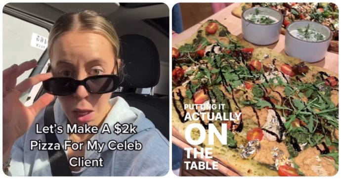 Pizza da 2000 dollari preparata da una chef travolta dai commenti ...