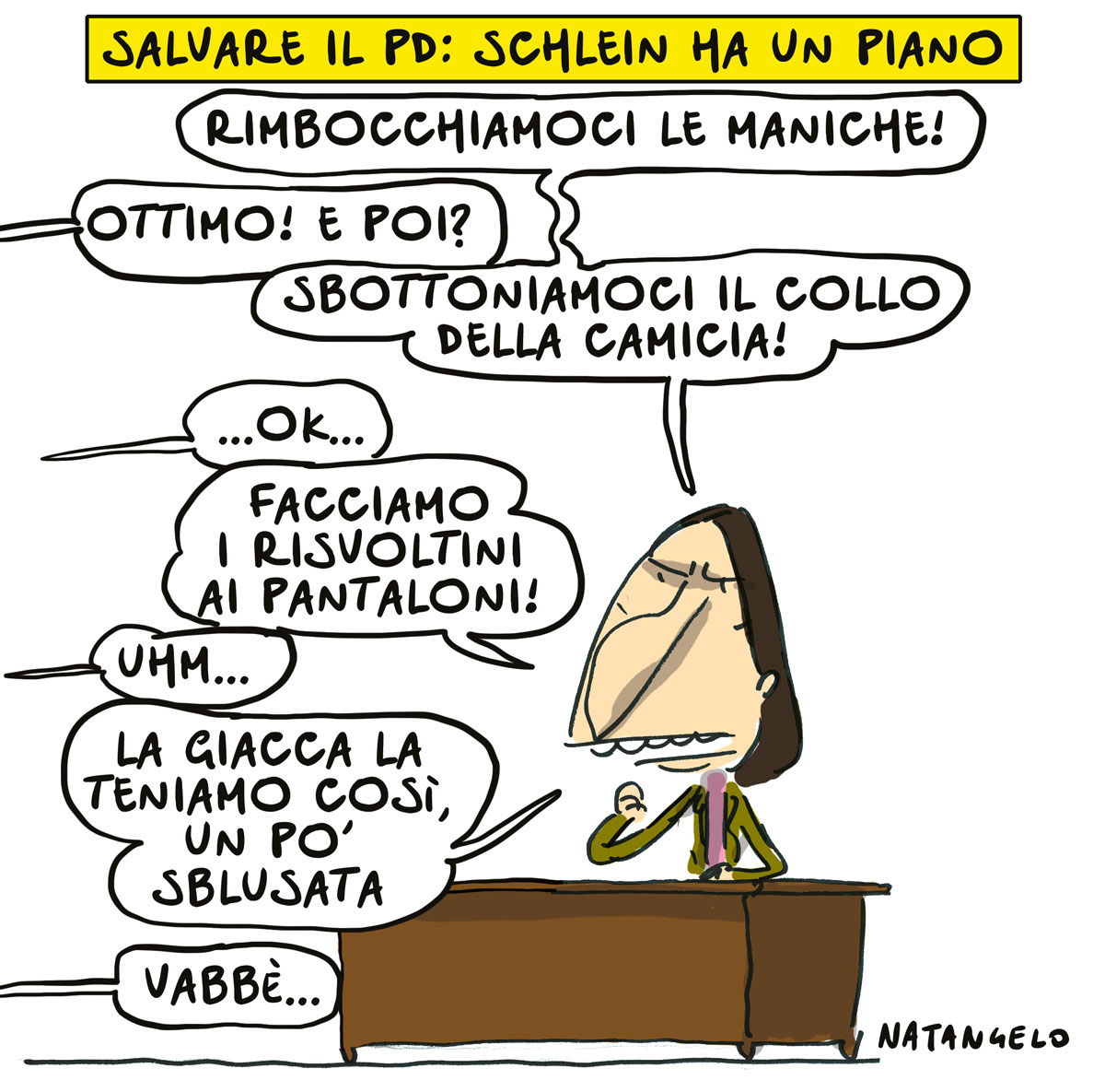 La vignetta di Natangelo - Il Fatto Quotidiano