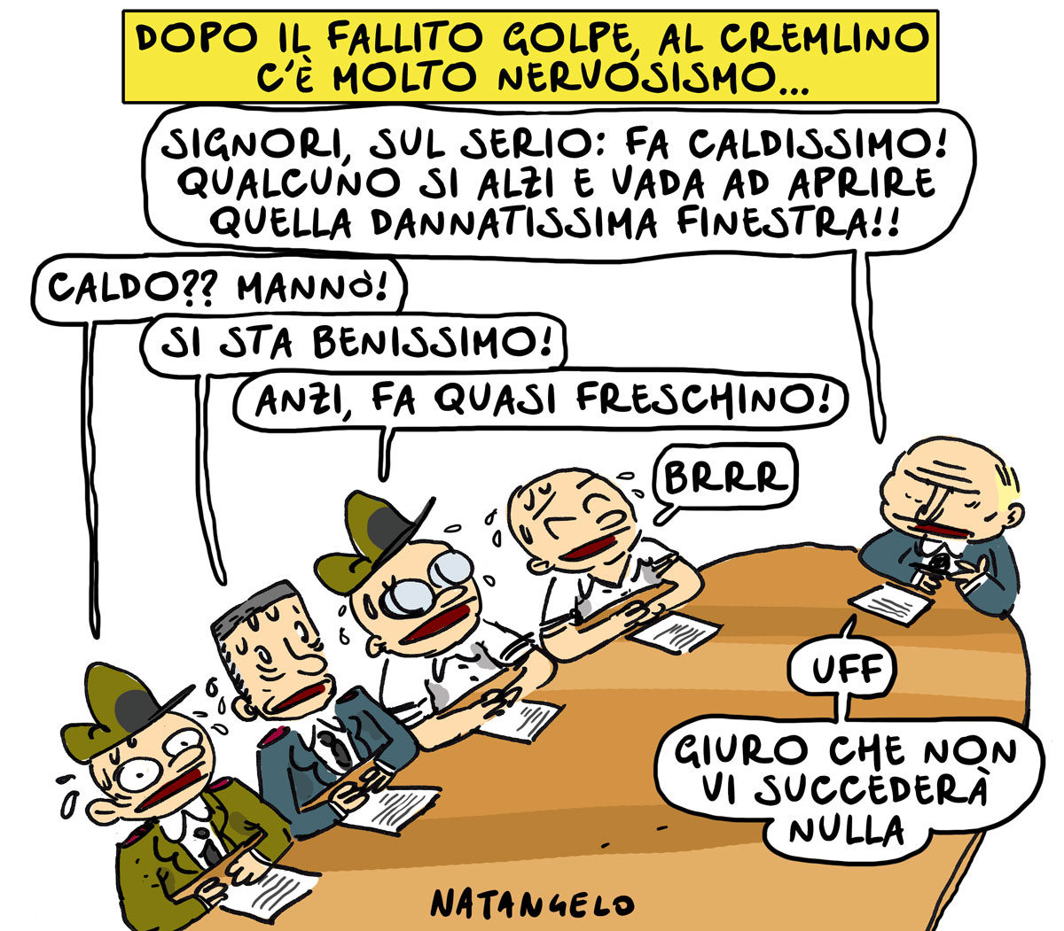 La vignetta di Natangelo - Il Fatto Quotidiano