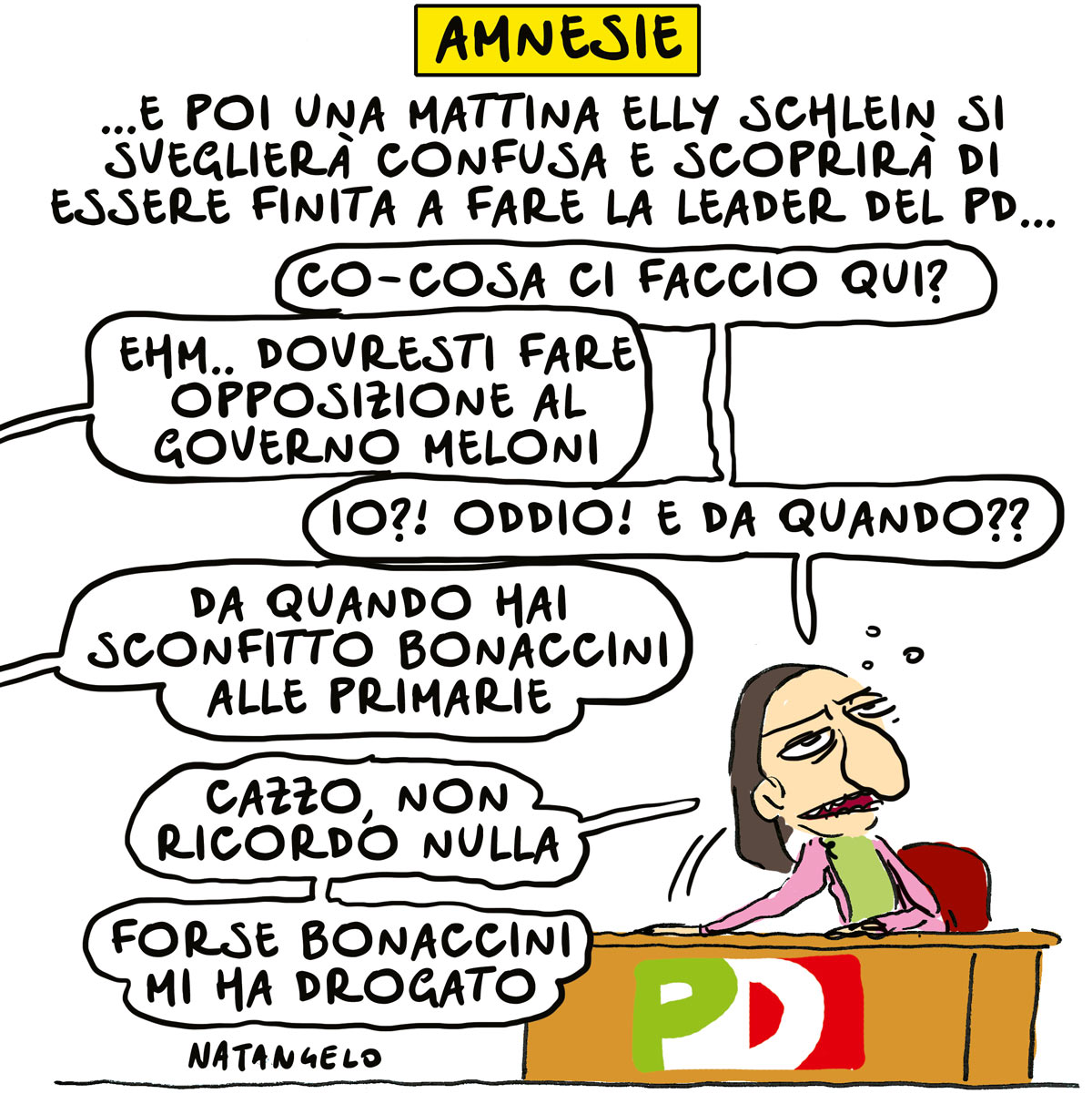 La vignetta di Natangelo - Il Fatto Quotidiano
