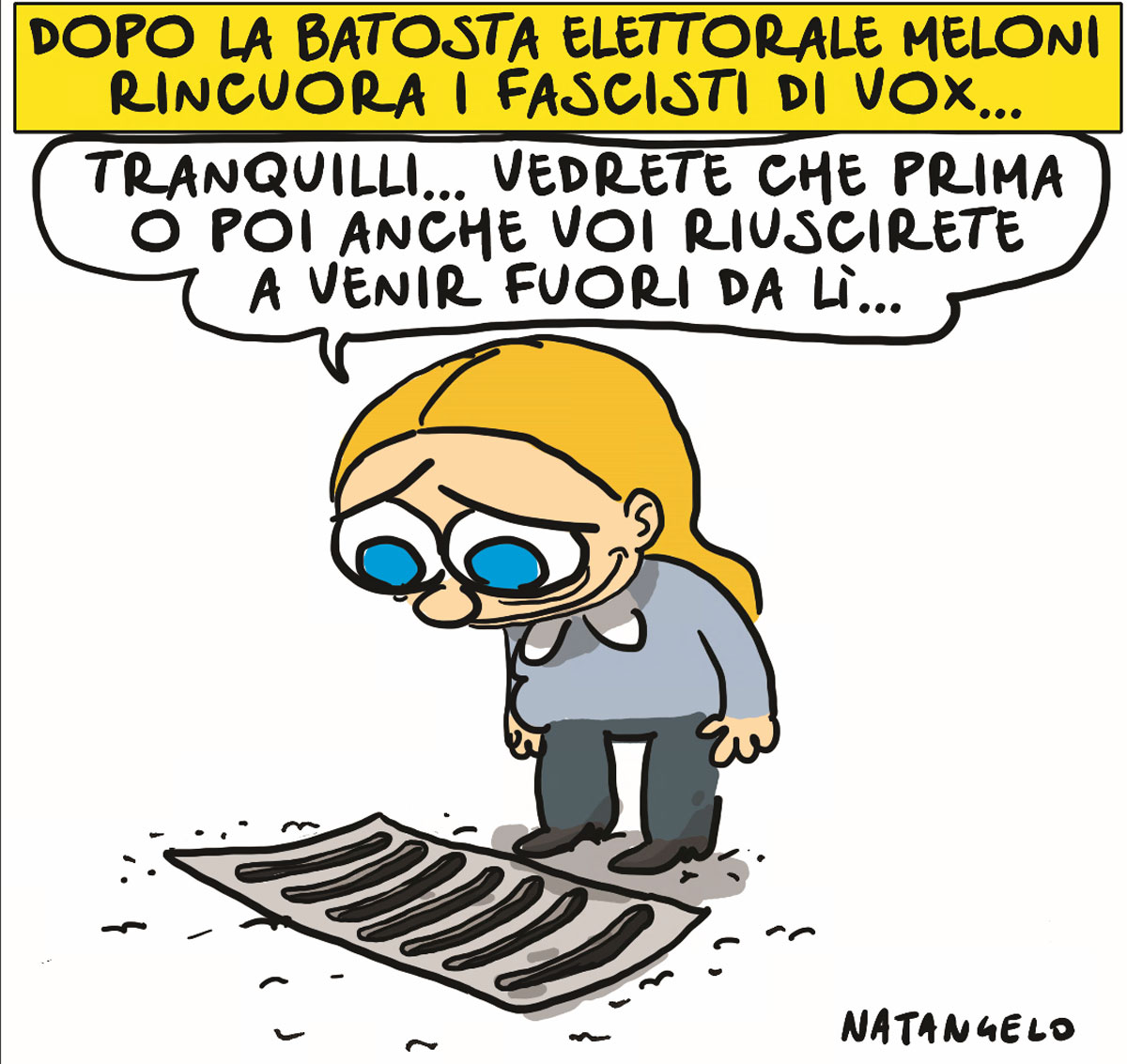La vignetta di Natangelo - Il Fatto Quotidiano
