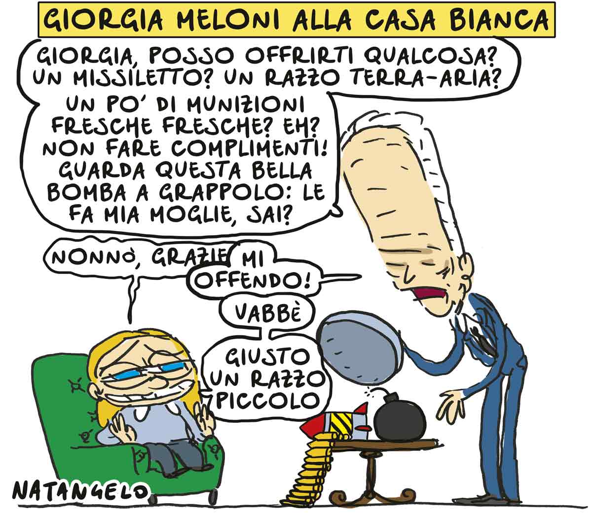 La vignetta di Natangelo - Il Fatto Quotidiano