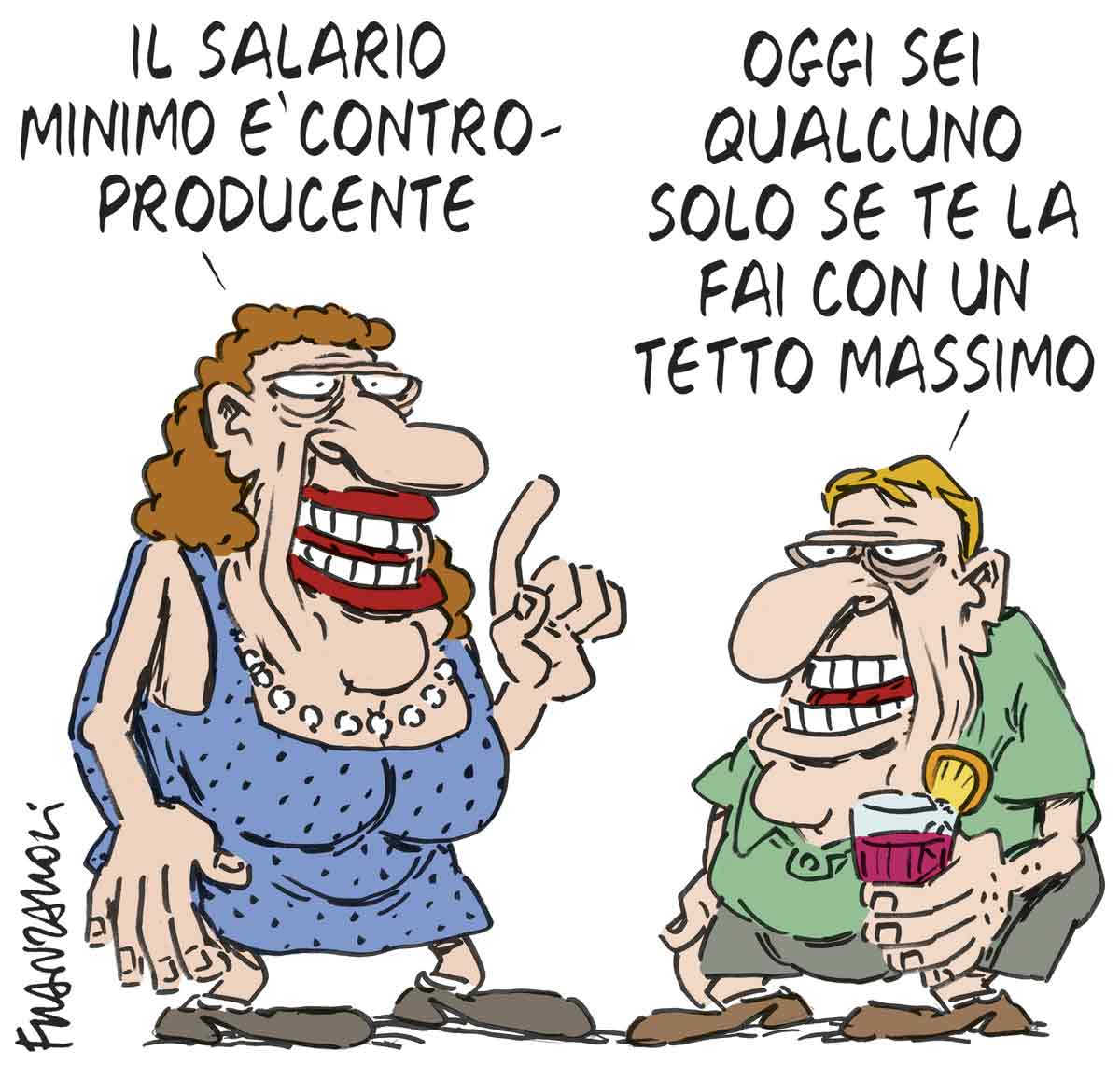 La vignetta di Franzaroli - Il Fatto Quotidiano