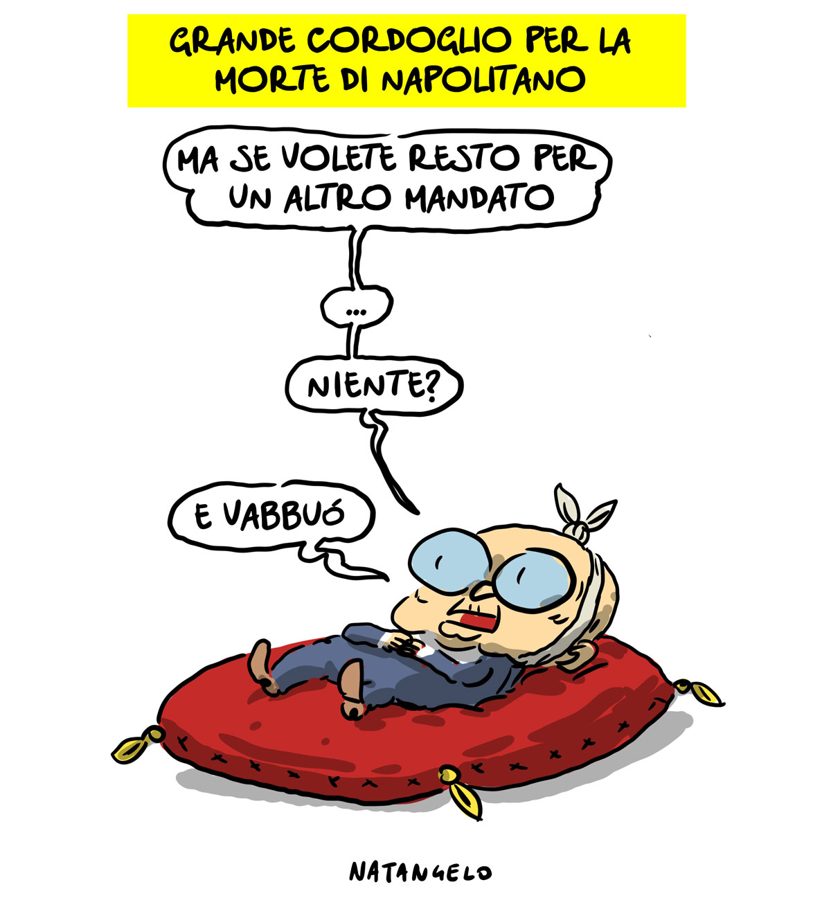 La vignetta di Natangelo - Il Fatto Quotidiano