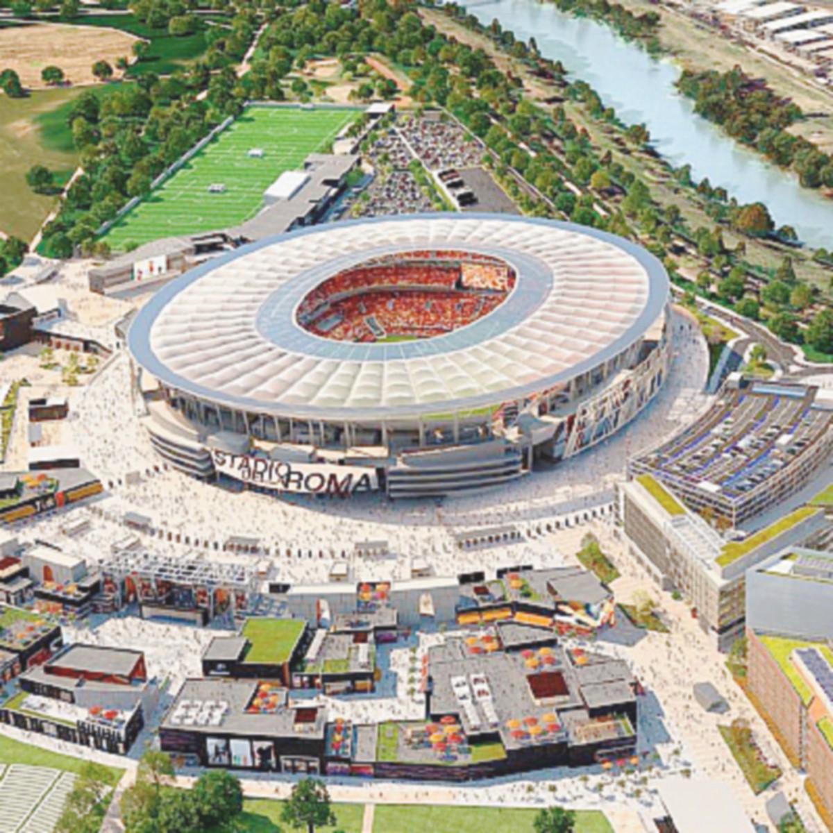 Stadio della Roma, dopo il caso “logo” dubbi sul progetto - Il Fatto ...