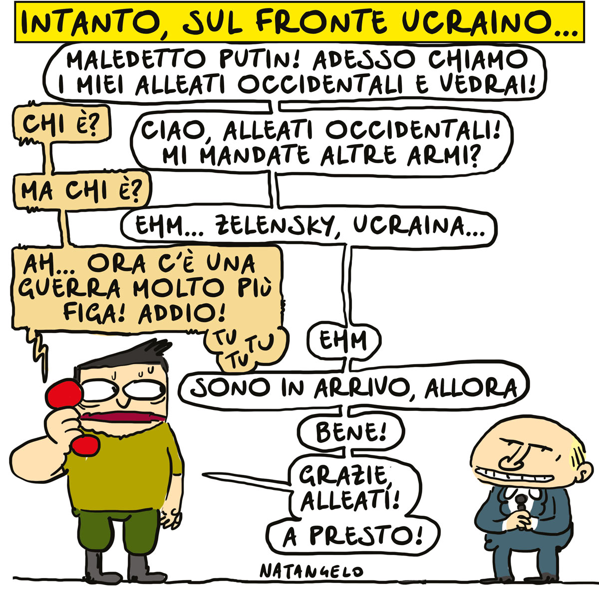 La vignetta di Natangelo - Il Fatto Quotidiano