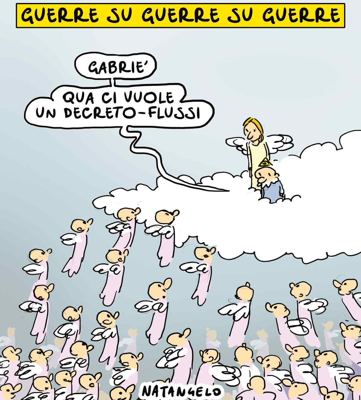 La vignetta di Natangelo - Il Fatto Quotidiano