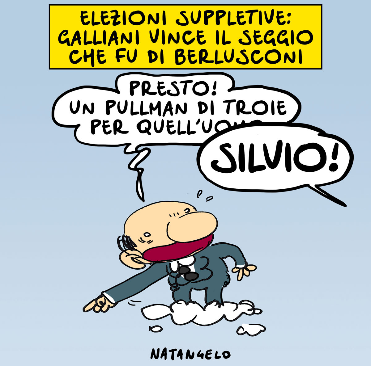 La vignetta di Natangelo - Il Fatto Quotidiano