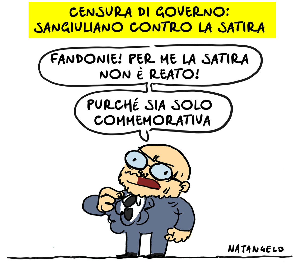 La vignetta di Natangelo - Il Fatto Quotidiano