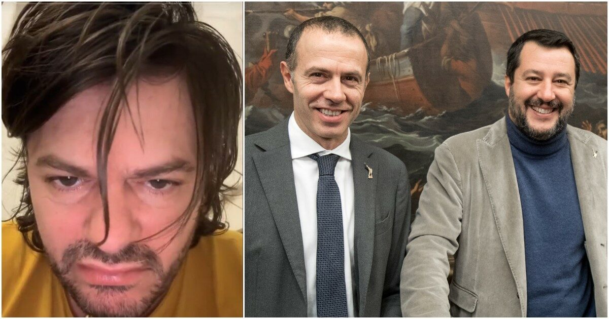 L'influencer "Champagne" (fratello di Romeo della Lega) contro Salvini ...
