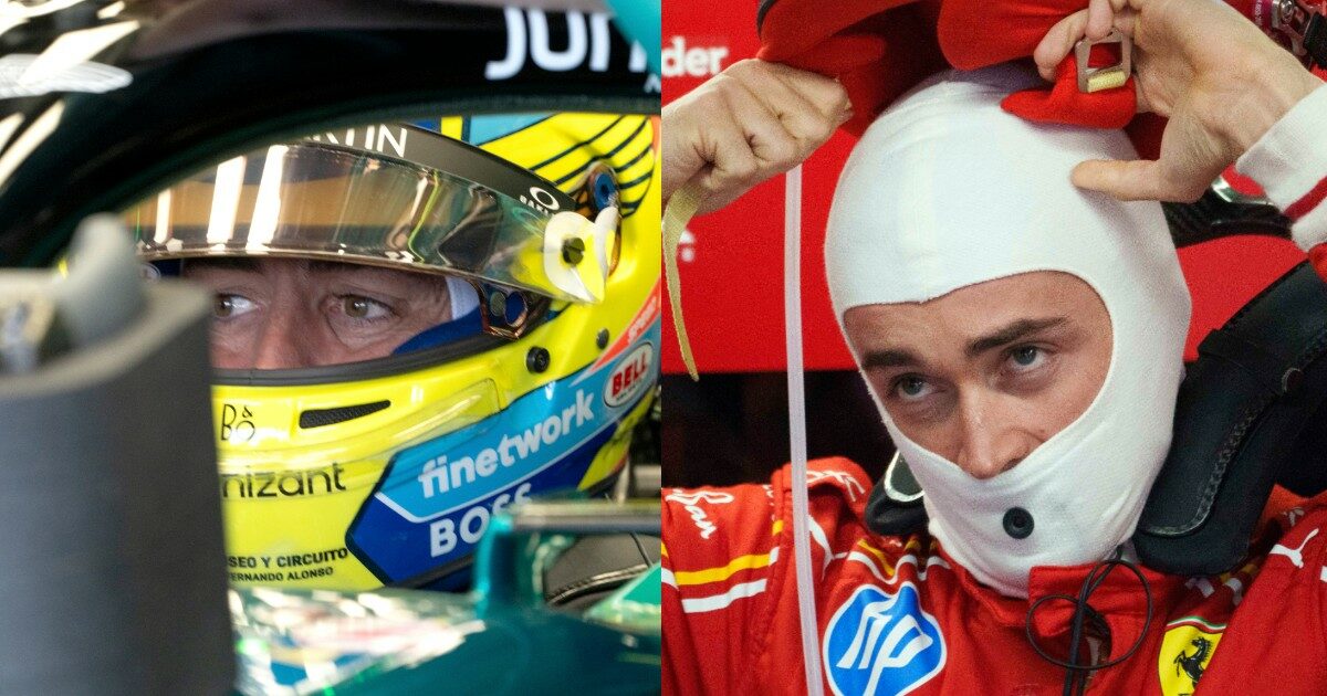 Alonso contro Leclerc: "Il più lento e non guarda, tipico Ferrari" - Il ...