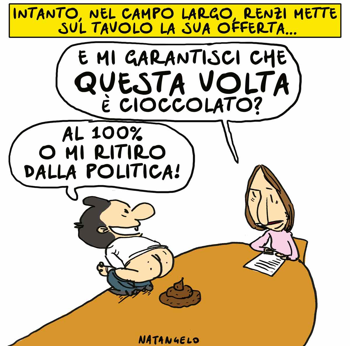 La vignetta di Natangelo - Il Fatto Quotidiano