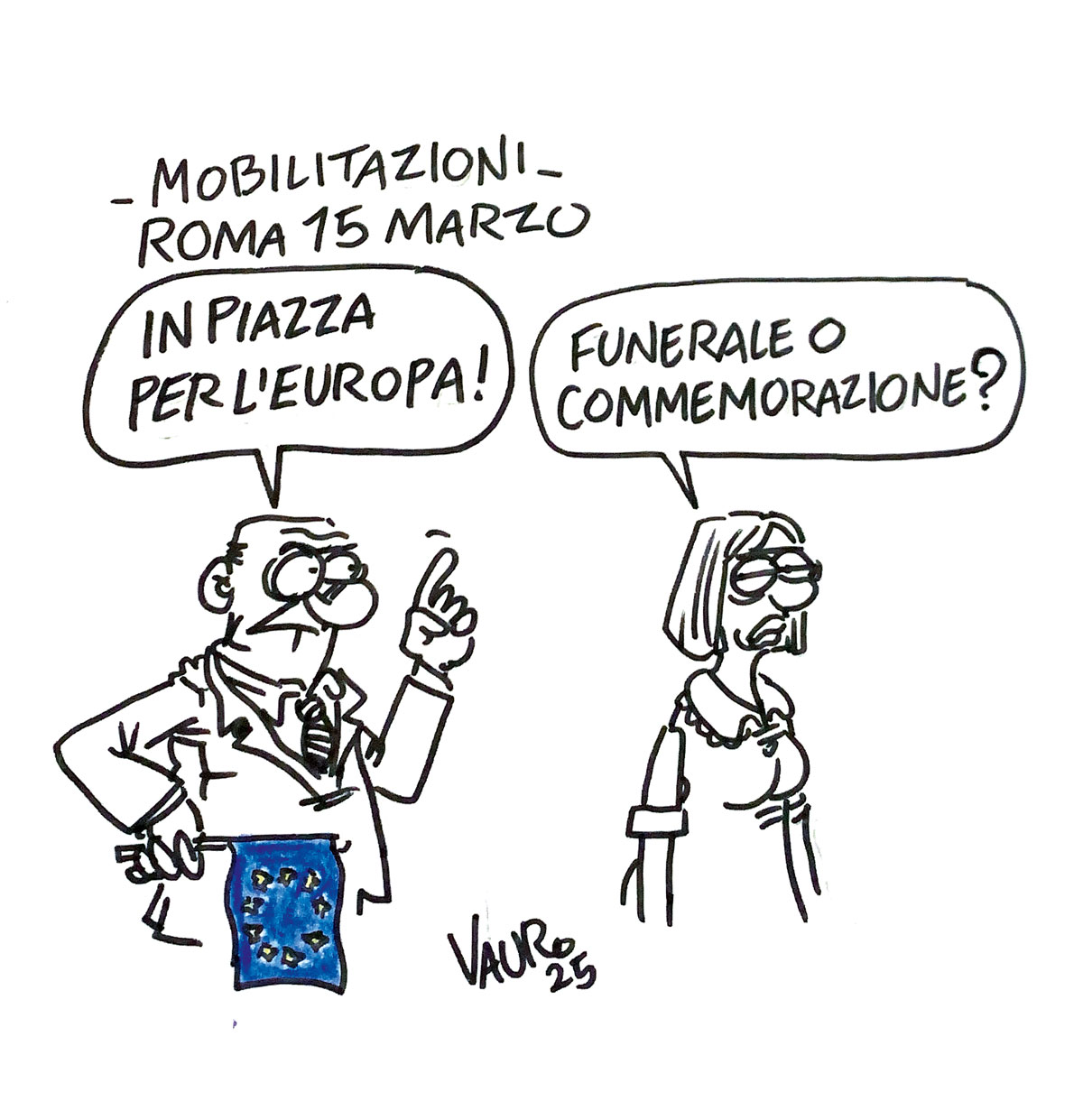 La vignetta di Vauro - Il Fatto Quotidiano