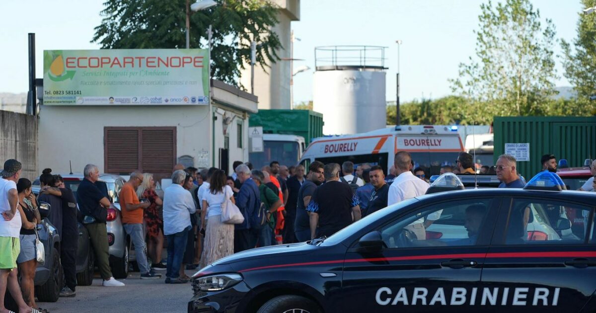 Tre operai morti nell'esplosione di un impianto di rifiuti a Marcianise